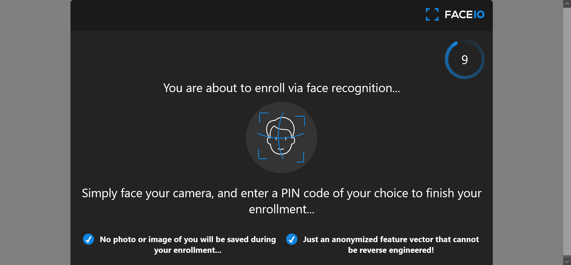 FACEIO - Facial Authentication Framework Officially Launched - PixLab Blog